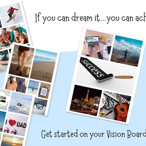 Vision Board Kit for Men, Vision Board Printable, Vision Board for Boys ...