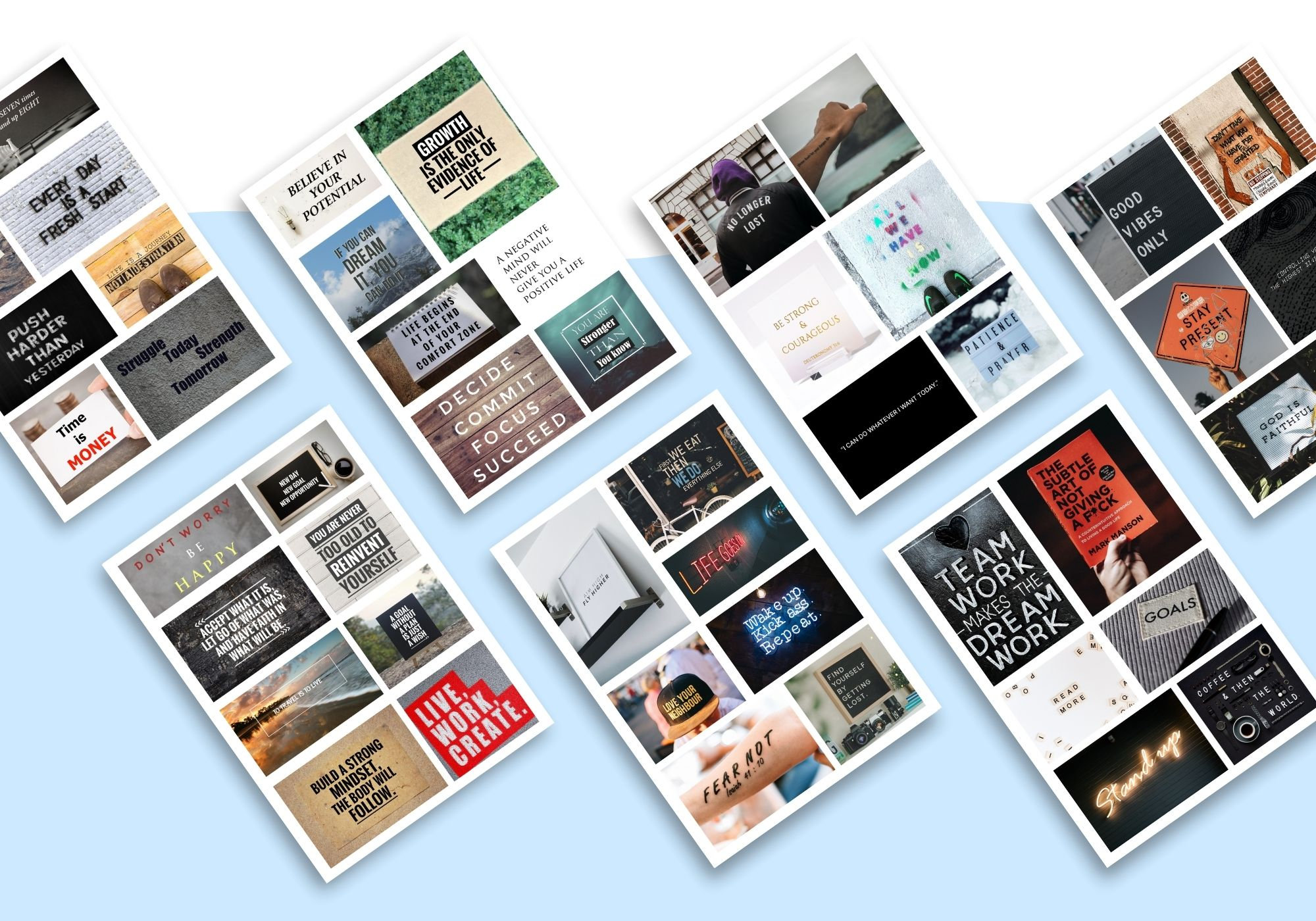 Vision Board Kit for Men, Boys Vision Board Printables, Vision Board ...