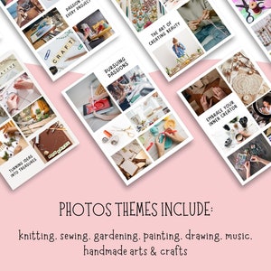 Craft Vision Board Printable, Vision Board Kit, Vision Board Party Kit ...