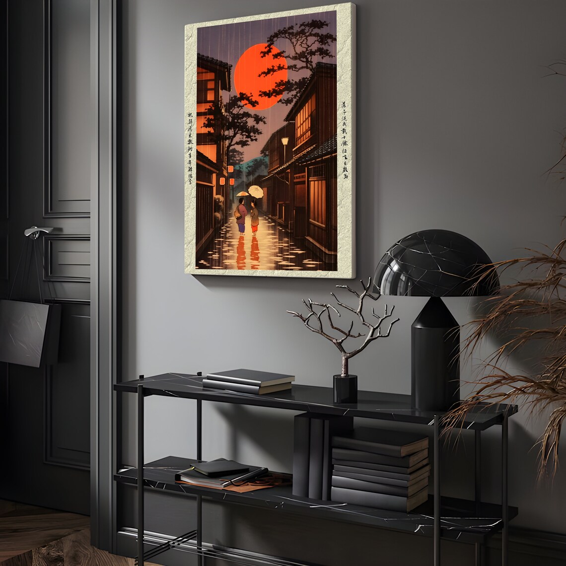 Vintage Ukiyo-e Print: Ushigome Tsuchiya Koitsu Japan - Etsy