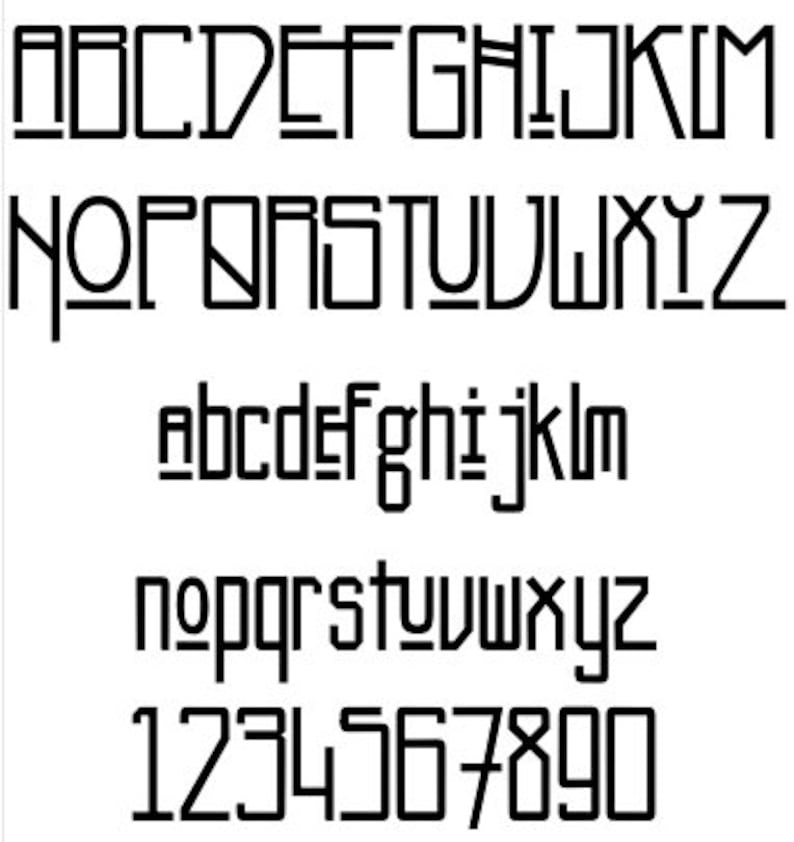 Led Zeppelin Font Ttf Etsy 