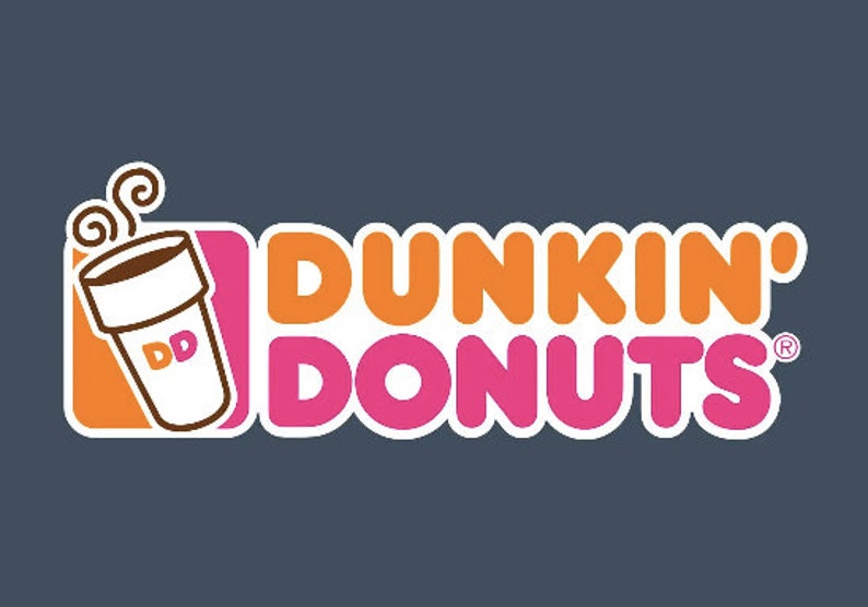 Dunkin' Donuts Otf Retro Font Write - Etsy