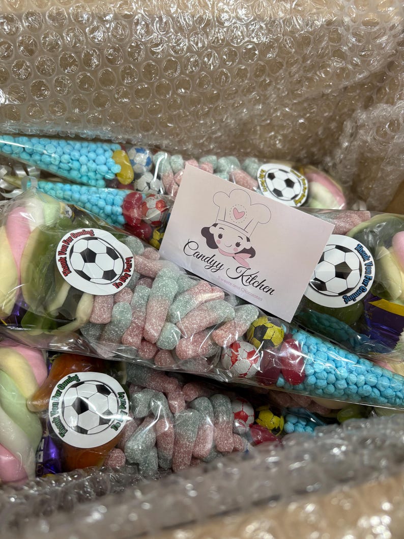 Football Sweet Cones - Etsy UK