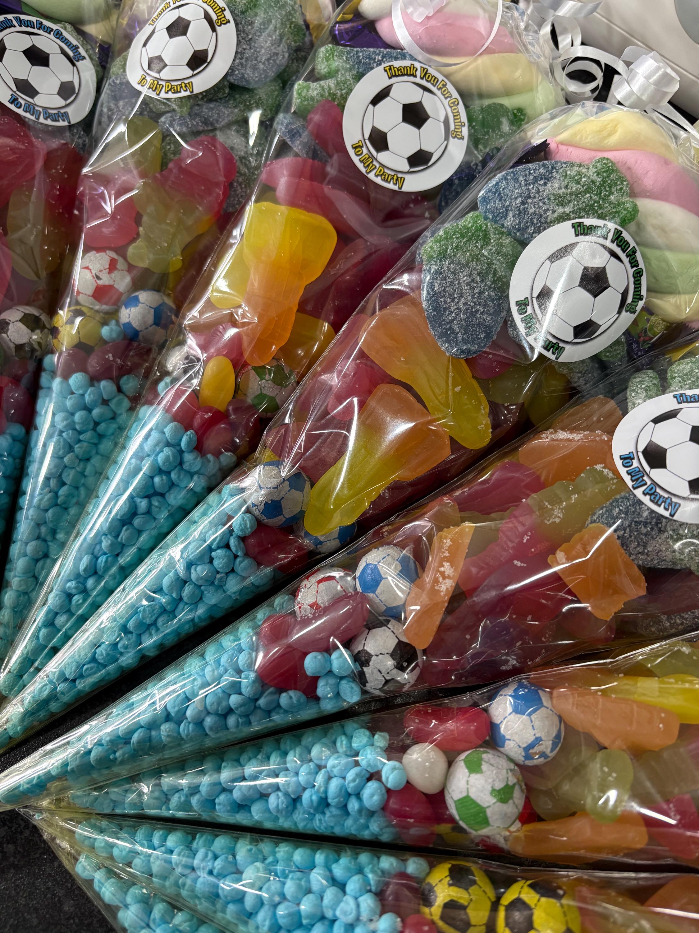 Football Sweet Cones - Etsy UK
