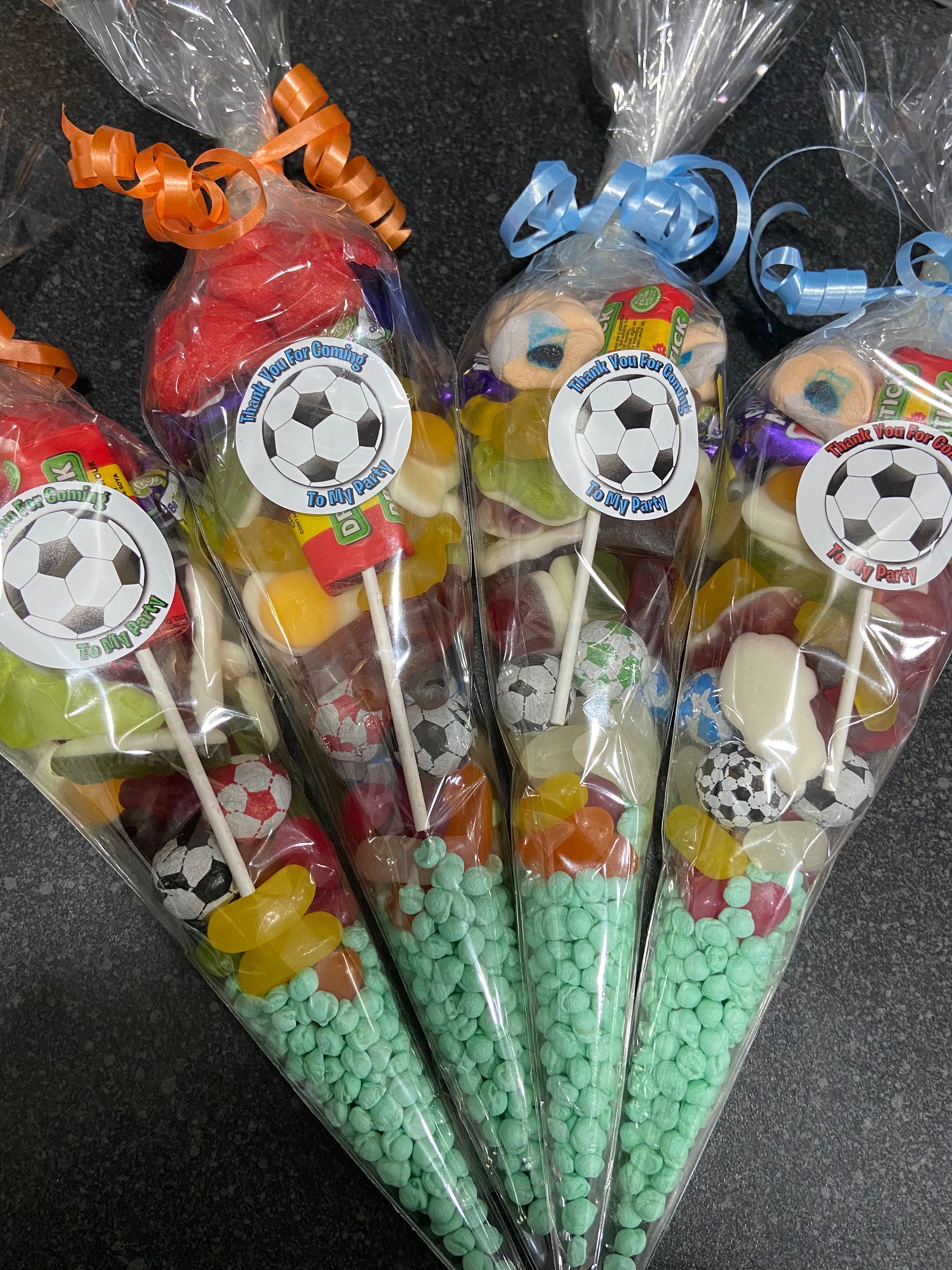 Football Sweet Cones - Etsy UK