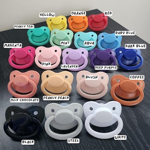 Plain Adult Pacifier - Little Space, Agere, Age Regression, Sensory ...