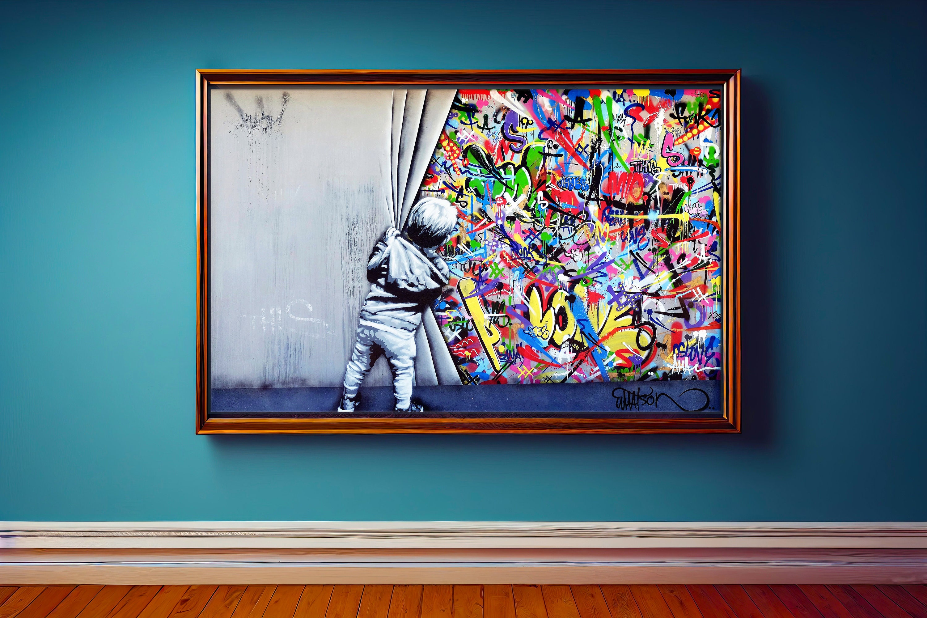 Banksy Life is Short,printable Digital File of Banksy's Famous,graffiti ...