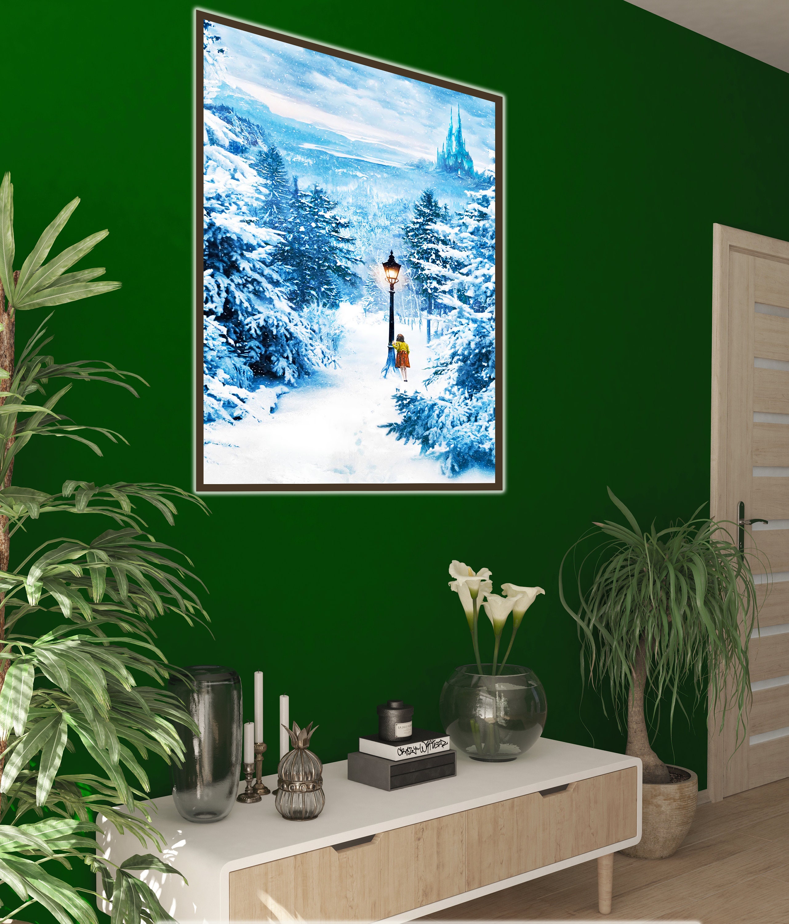 Narnia Wall Art,narnia Snow, Narnia Poster, Chronicles of Narnia Art ...