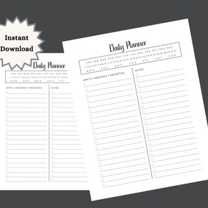 Canva Template to Do List Printable, Goodnotes Compatible Simple ...