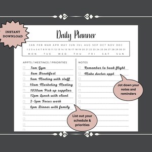 Canva Template to Do List Printable, Goodnotes Compatible Simple ...