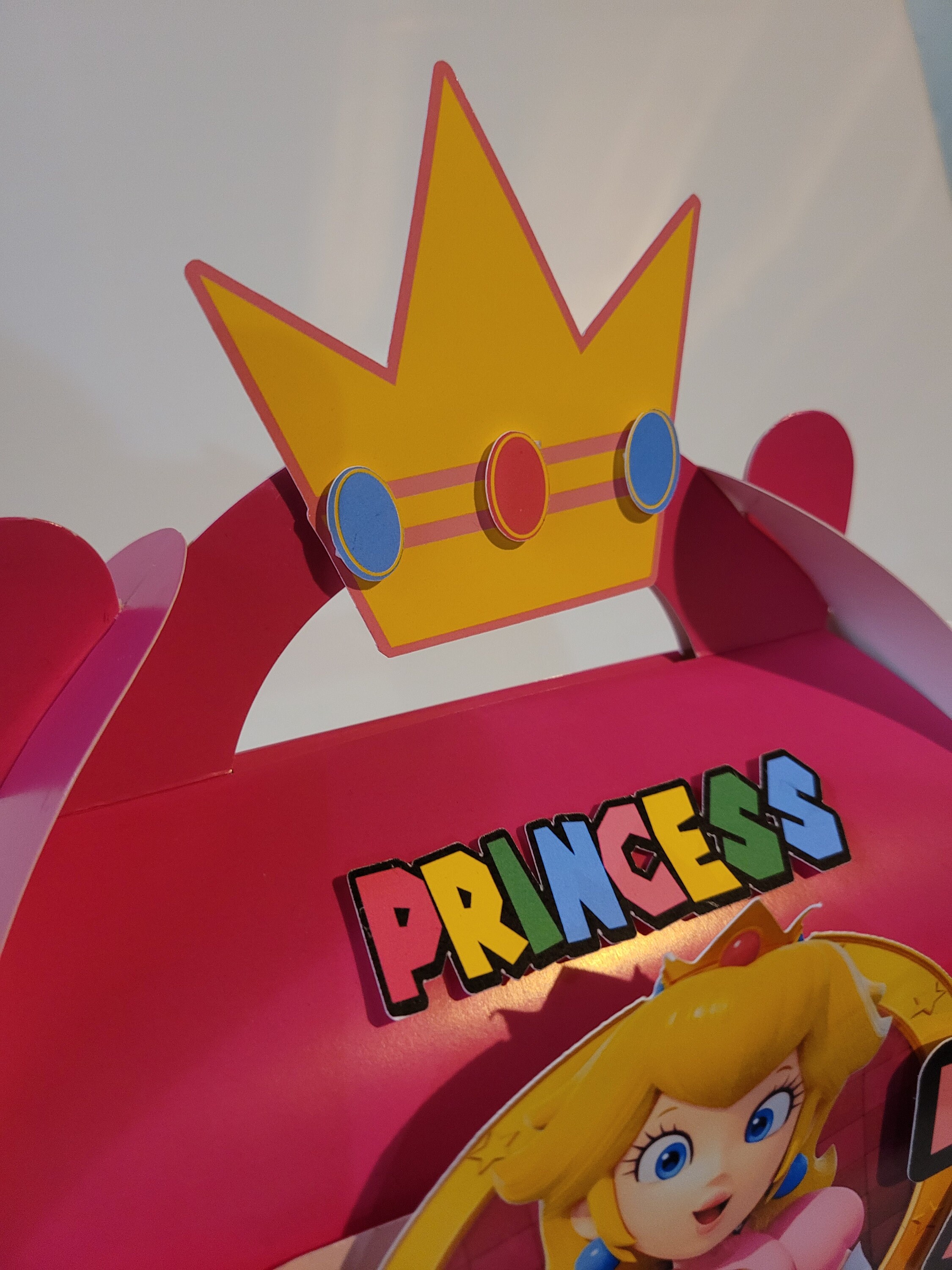 Princess Peach Favor/ Princess Peach Goodie Box/ Princess - Etsy