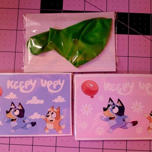 Ready for You Party. Bluey Favors Party Feather Wand, Stars. Balloons ...