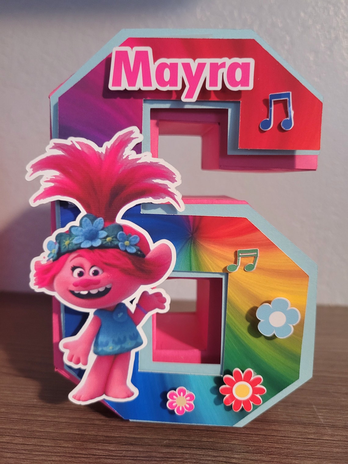 Trolls Favor Box Trolls Goodie Box Trolls Birthday Trolls Custom Gable ...