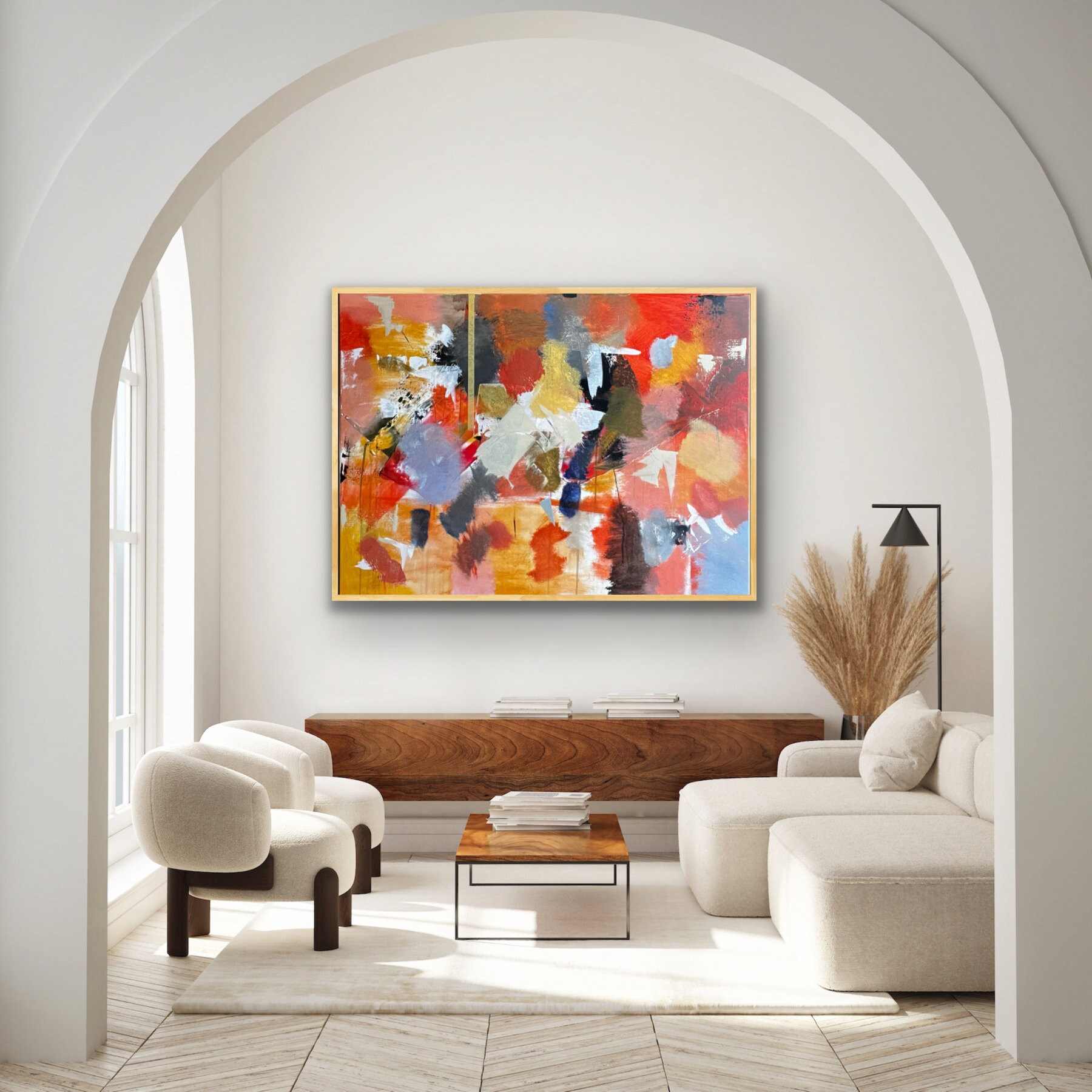 Original Multicolor Abstract Artmodern Artacrylic Paintingtextured ...