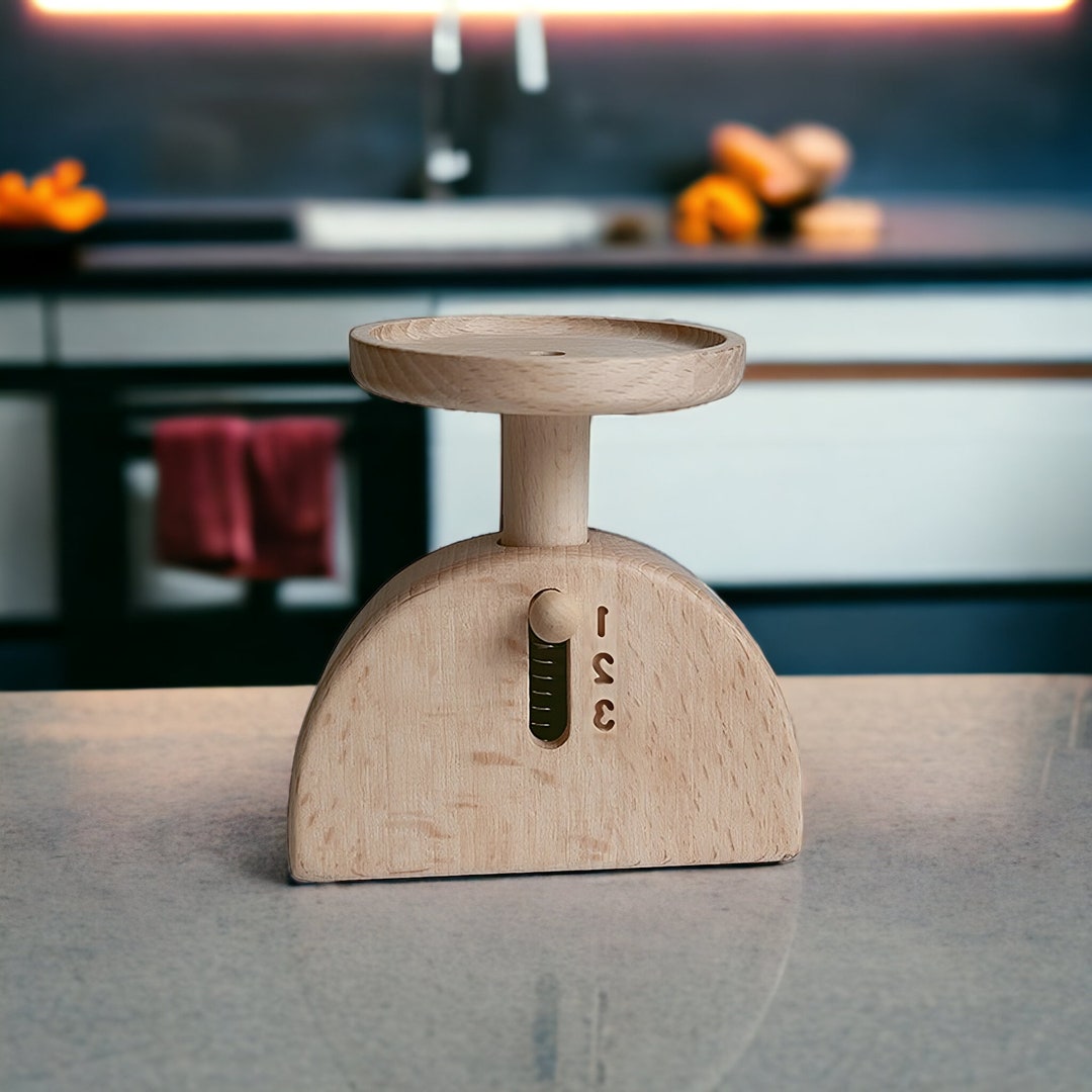 Wooden Fruit Weighing Scale Toy Educational Montessori - Etsy