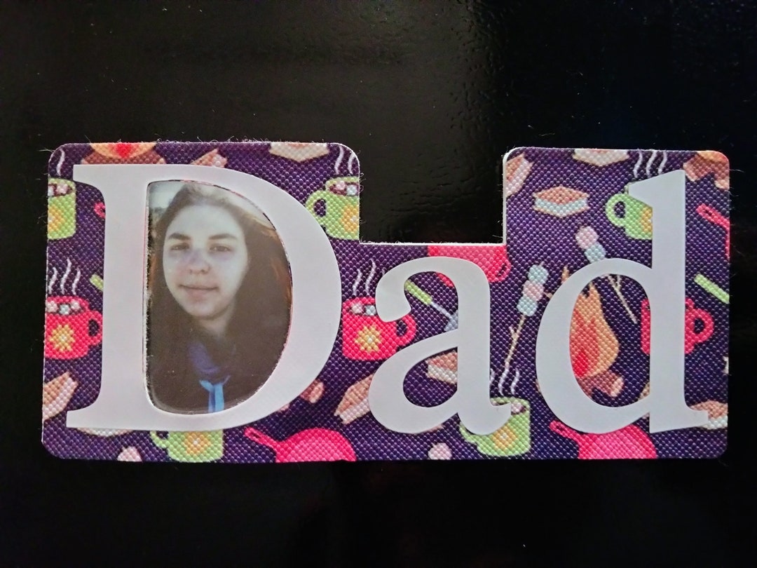 Dad Personalized Magnet With Photo - Etsy