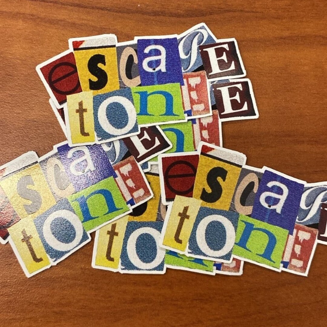 Magazine Letters Stickers - Etsy