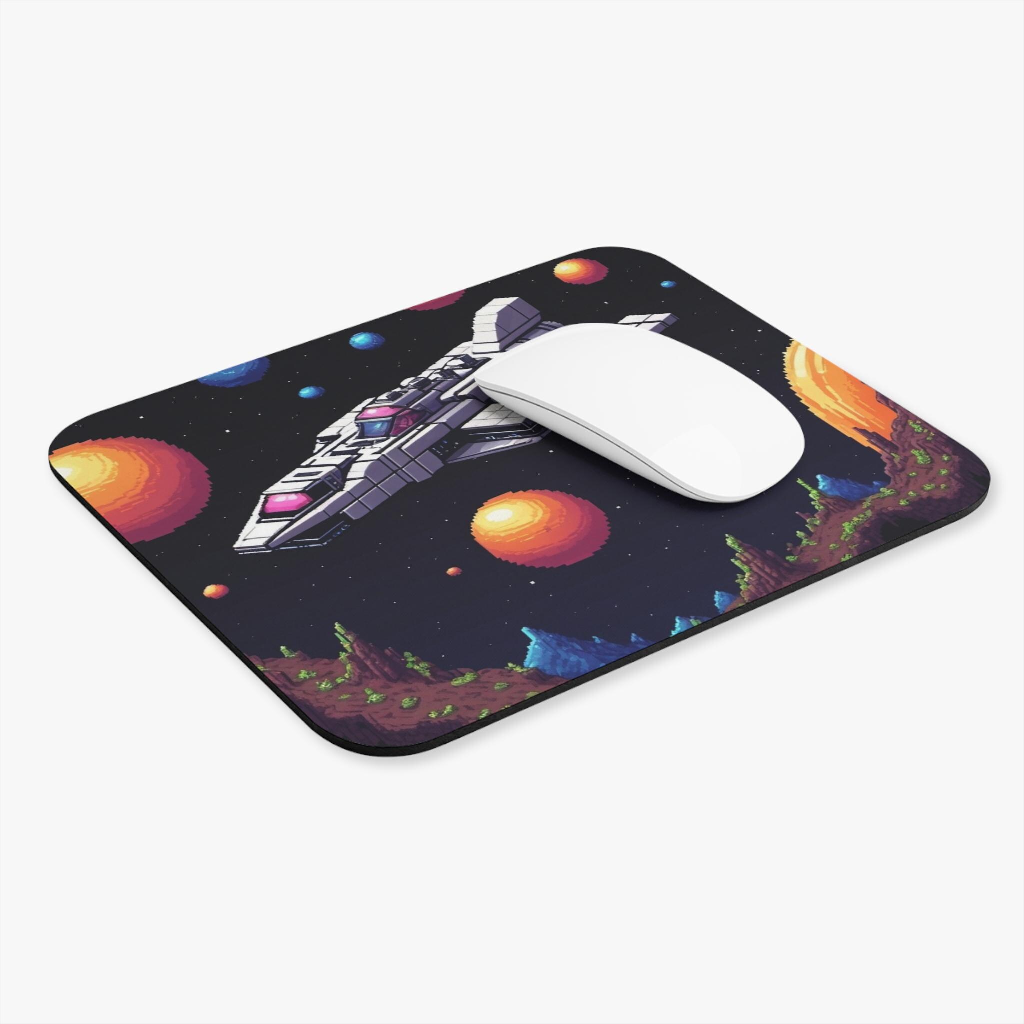 Mouse Pad rectangle 8-bit Sci-fi Pixel Art - Etsy