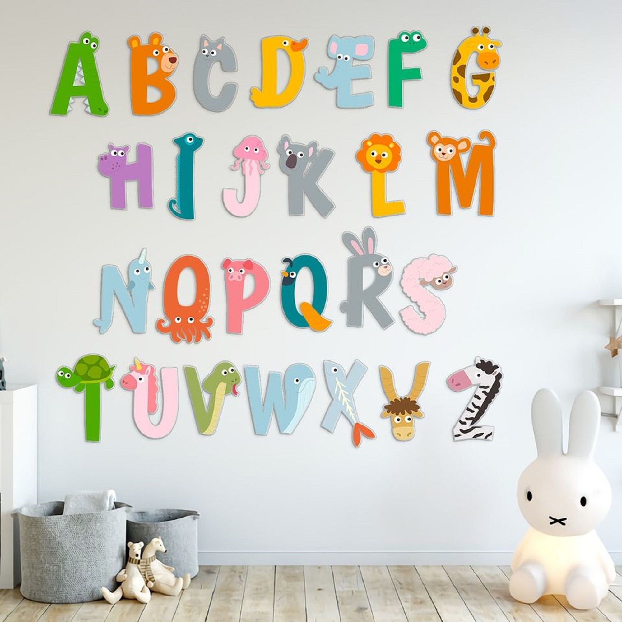 Wall Hanging Alphabet Letters Cutout - Etsy