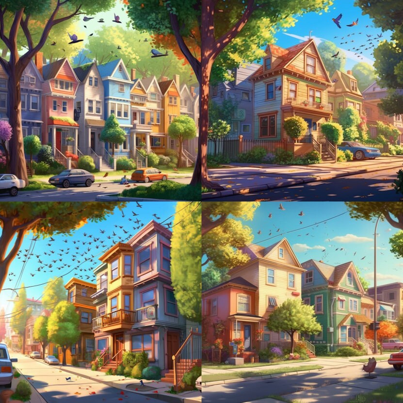 Pixar-inspired Virtual Backgrounds - Various Scenes, 4K Resolution - 16 ...