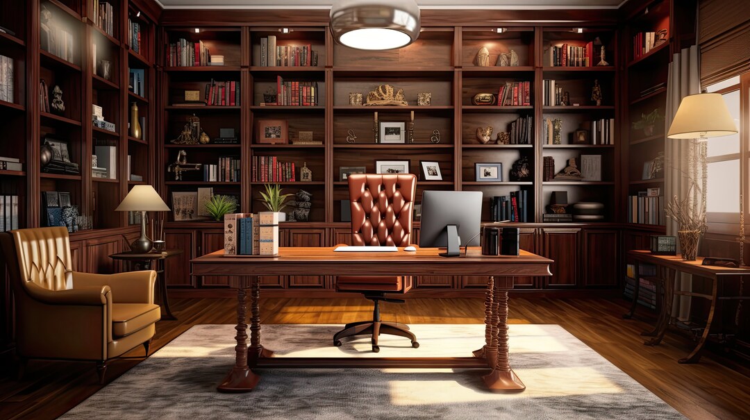 Luxurious Office and Living Space Premium 4K Virtual Backgrounds for ...