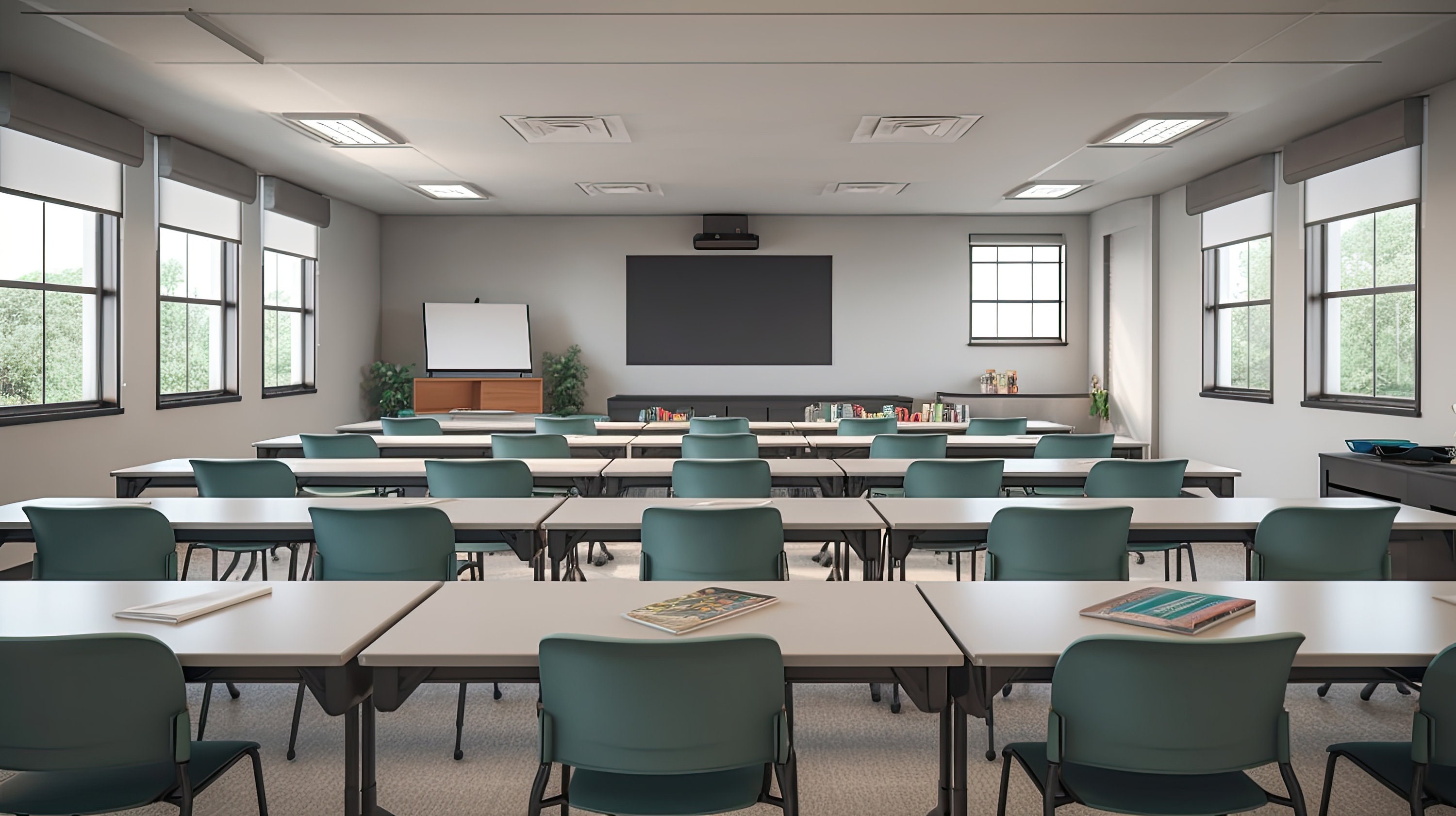 Classroom Background Collection - High-resolution JPEG Files - Set of 8 ...