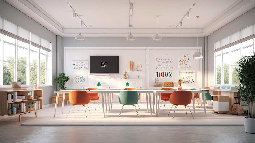 Classroom Background Collection - High-resolution JPEG Files - Set of 8 ...