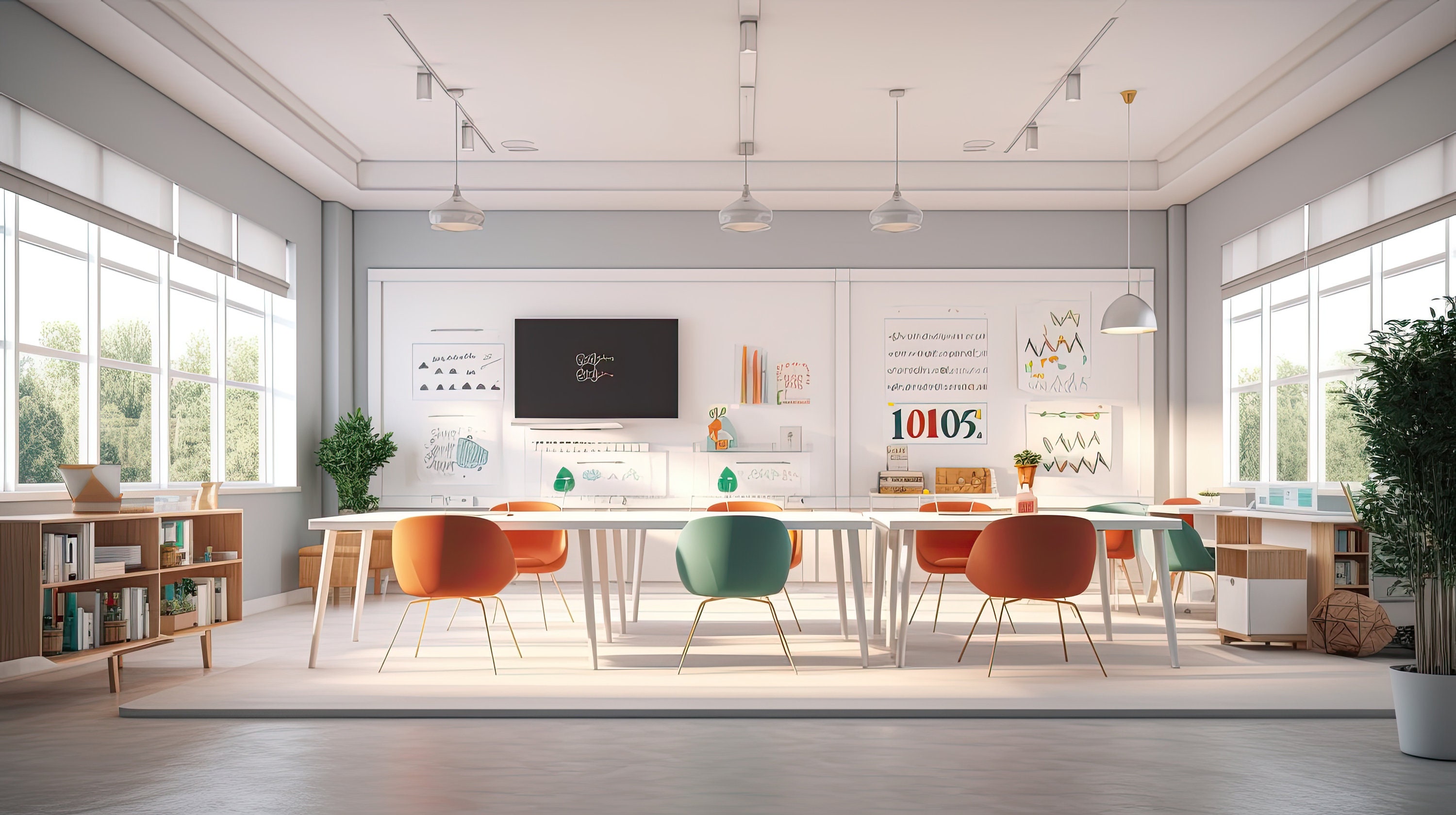 Classroom Background Collection - High-resolution JPEG Files - Set of 8 ...