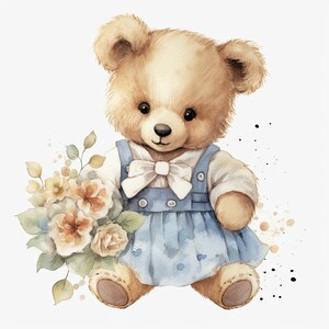 Baby Elephants, Teddy Bears, Giraffes, and Koalas Wall Art - 4K JPEG ...