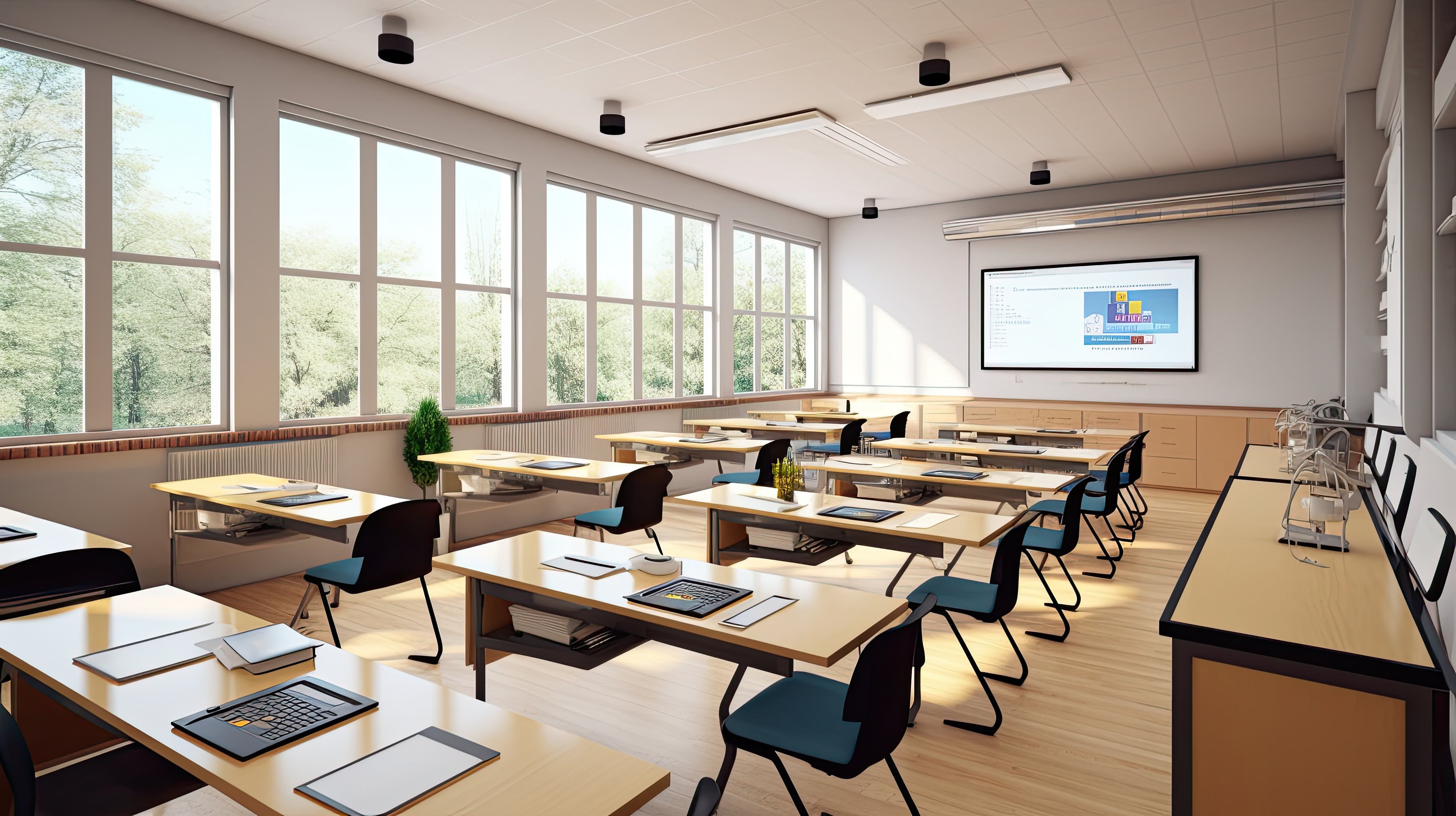 Classroom Background Collection - High-resolution JPEG Files - Set of 8 ...