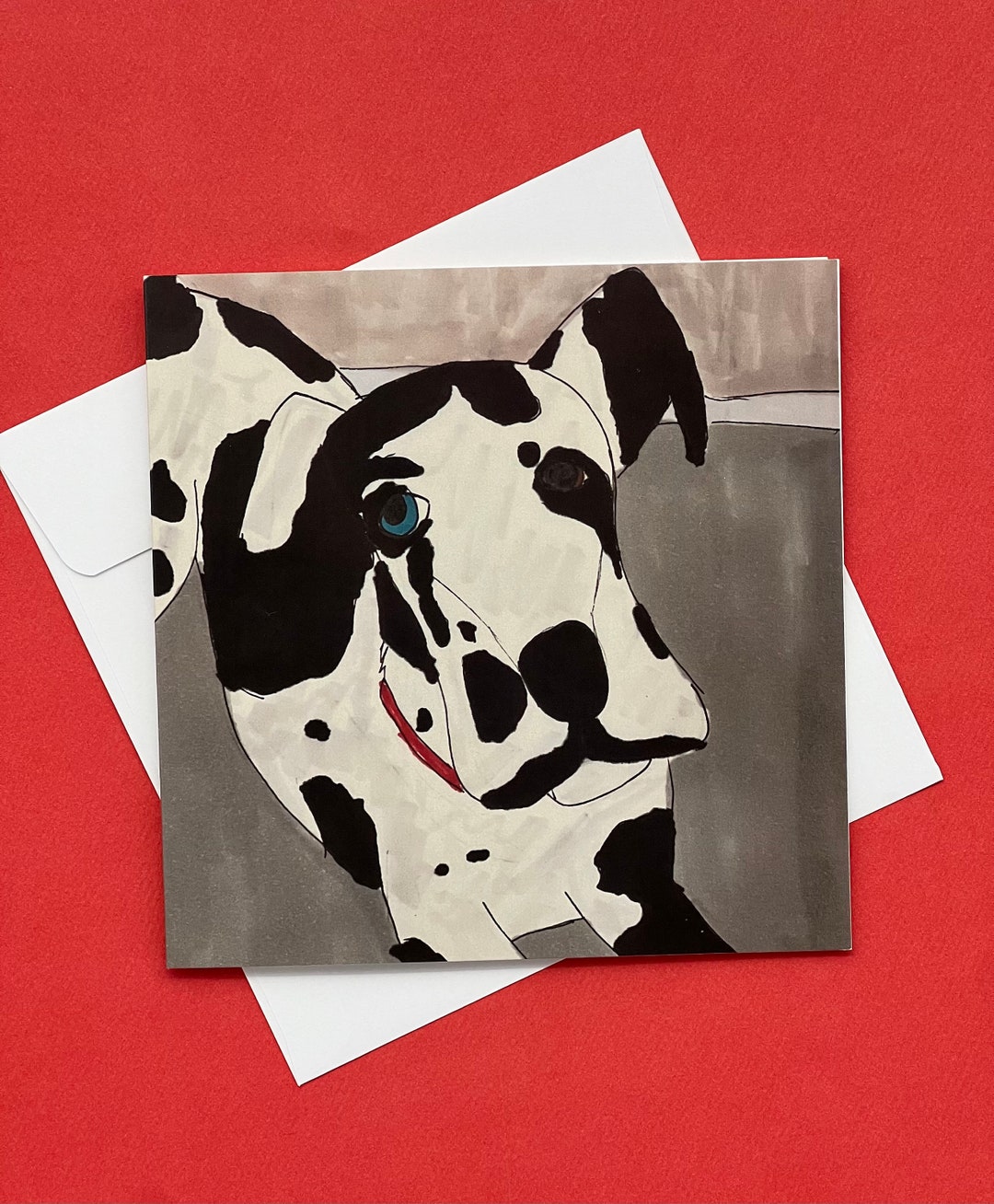 Dog Lovers Birthday Card Black and White Dog Card Dog Lovers - Etsy