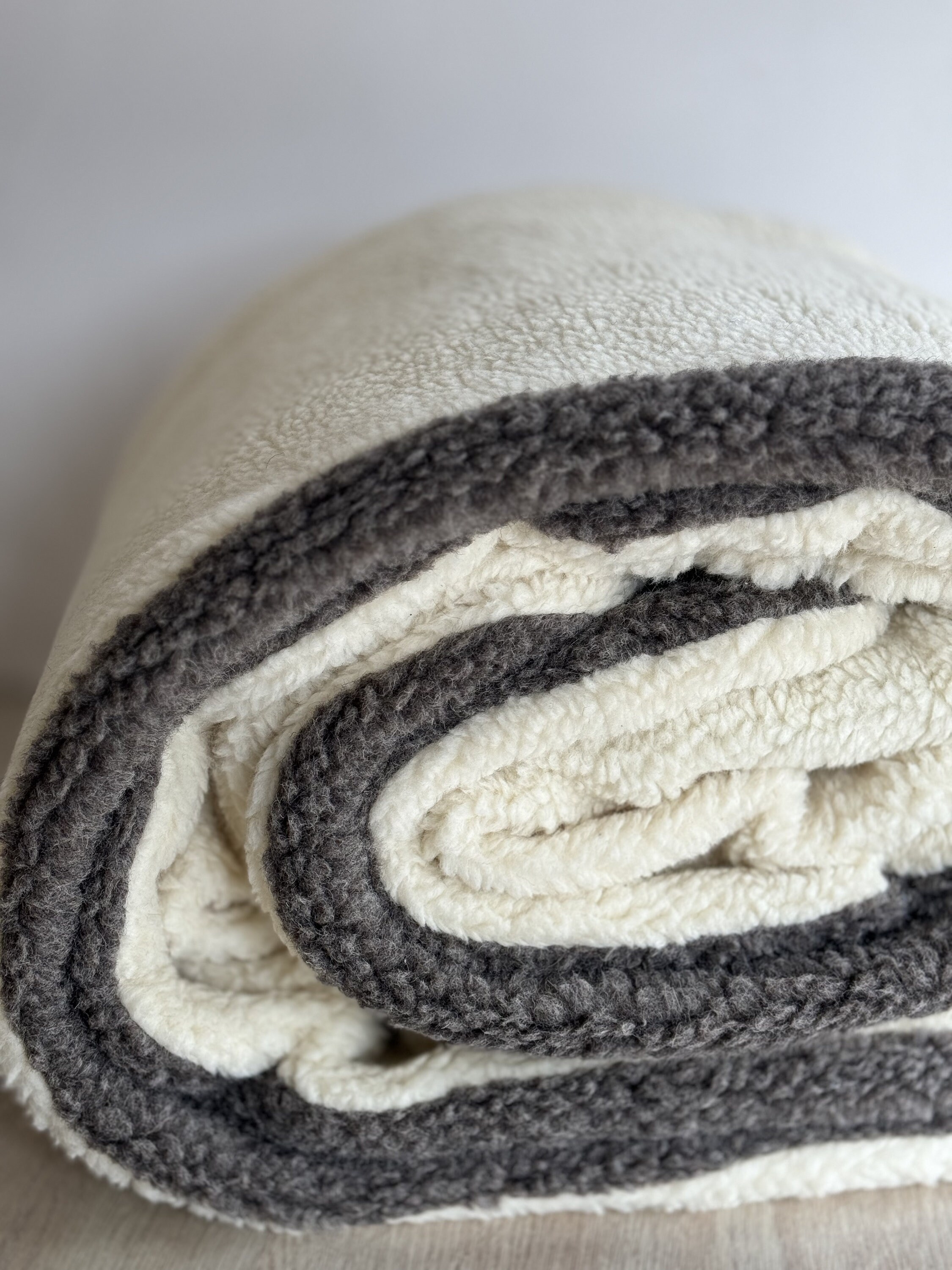 Merino Wool Blanket, Fluffy Blanket, Warm Blanket, Weighted Blanket ...