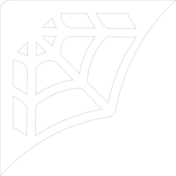 Spider Web Gusset Dxf Files for Plasma - Etsy