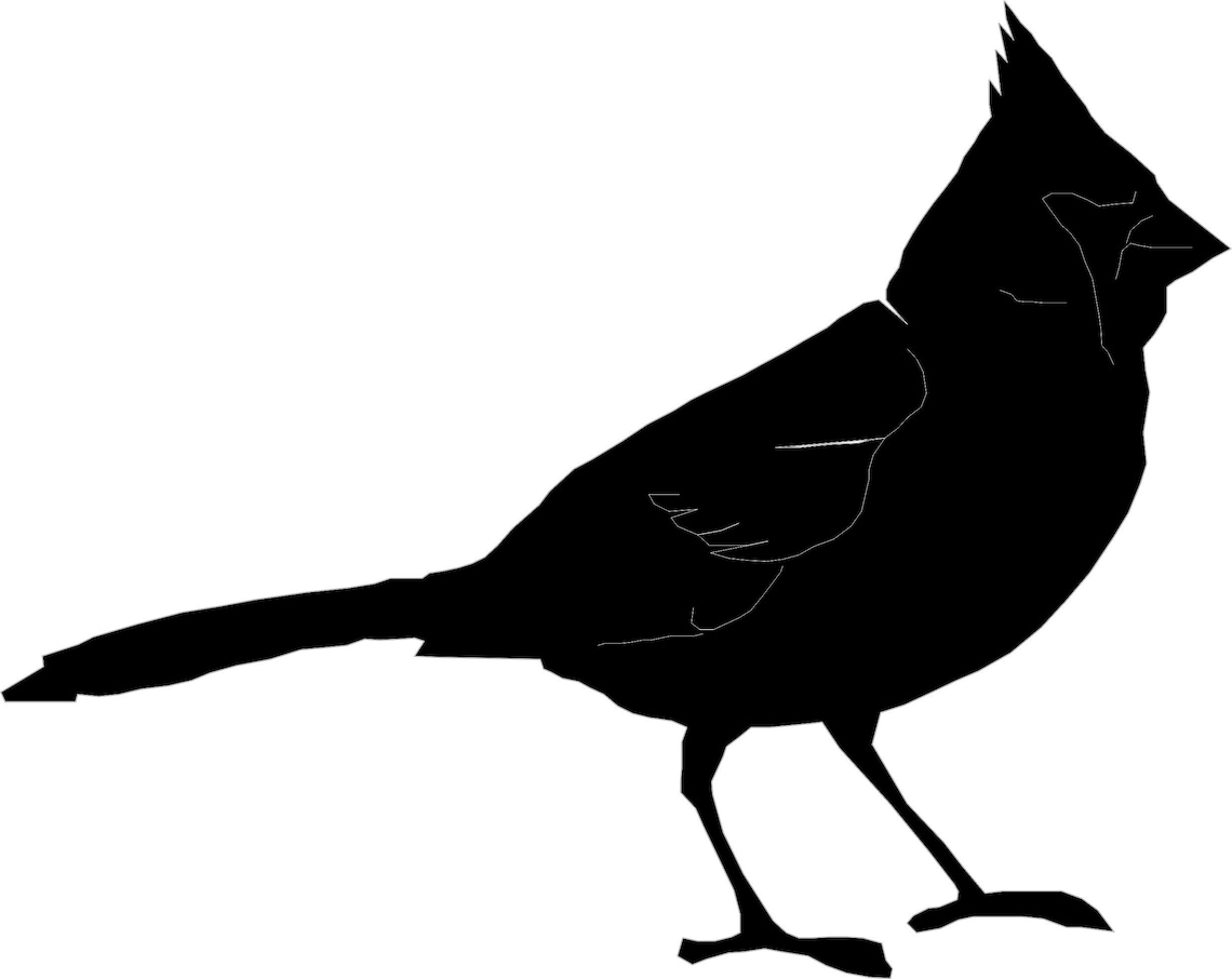 Cardinal Bird DXF File for Plasma or Laser Cutting - Etsy