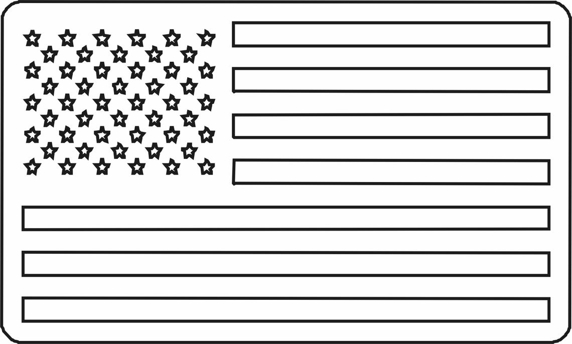 American Flag Digital File - DXF and SVG for Laser, Plasma, and Cricut ...