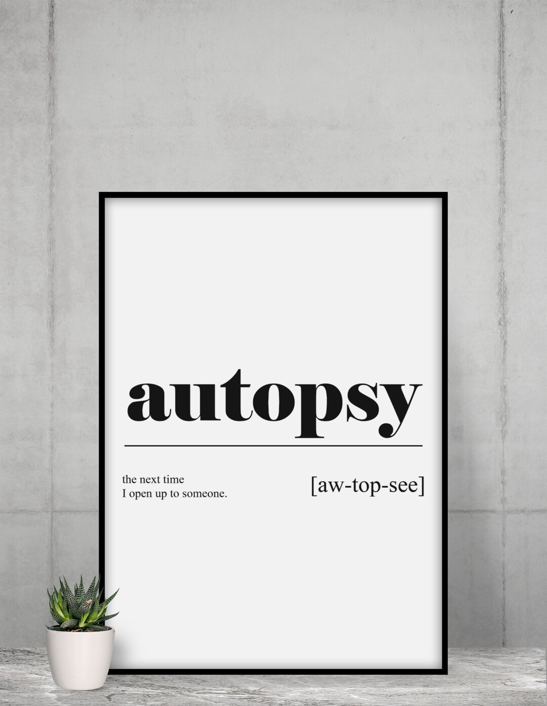Autopsy Quote, Autopsy Art, Dictionary, Birthday Gift, Office Christmas ...