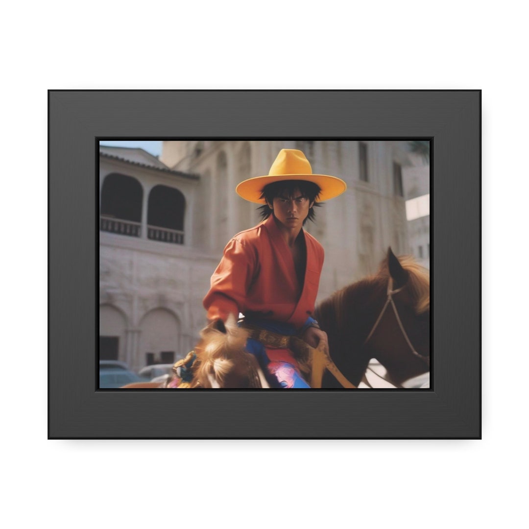 Cowboy Goku Framed Paper Poster - Etsy