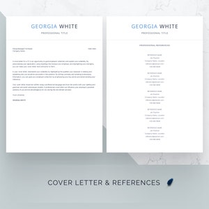 Best Professional Resume Template Word & Google Docs, CANVA, Minimalist ...