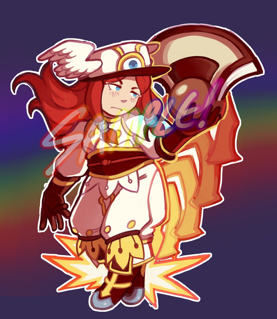 BBCF Tsubaki Yayoi Acryllic Keychain - Etsy