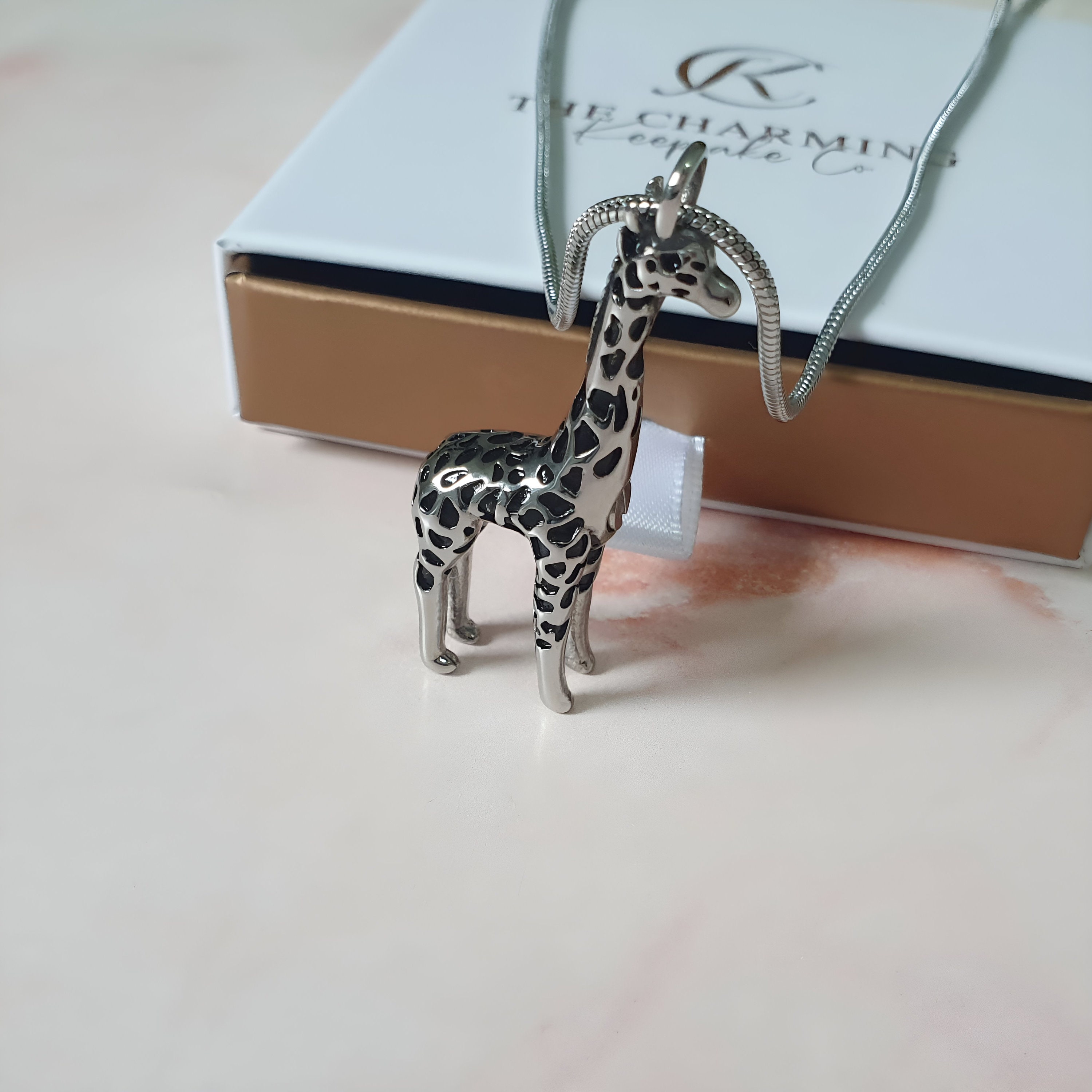 Giraffe Cremation Ashes Necklace Urn - Memorial. Gift Boxed - Etsy