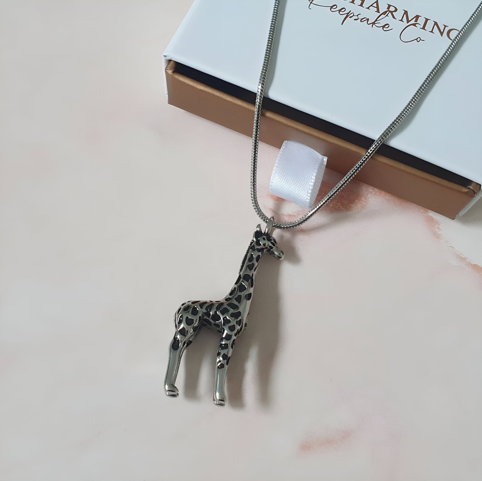 Giraffe Cremation Ashes Necklace Urn - Memorial. Gift Boxed - Etsy