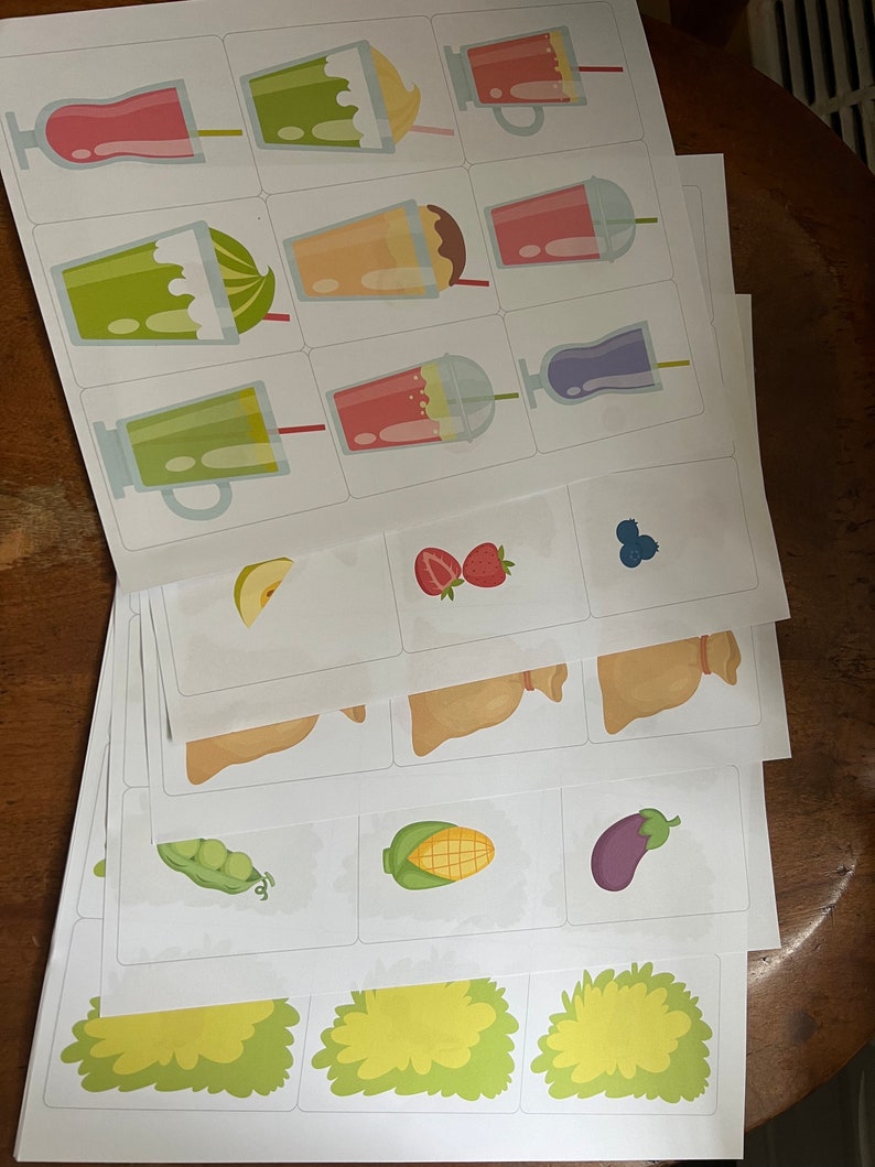 Flashlight Card Game for Toddlers (early Education, Printable Cards) - Etsy