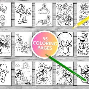55 Super Mario and Friends Printable Coloring Pages, Super Mario ...