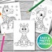 10 Cute Zebra Printable Coloring Pages, Cute Zebra Coloring Book, Fun ...