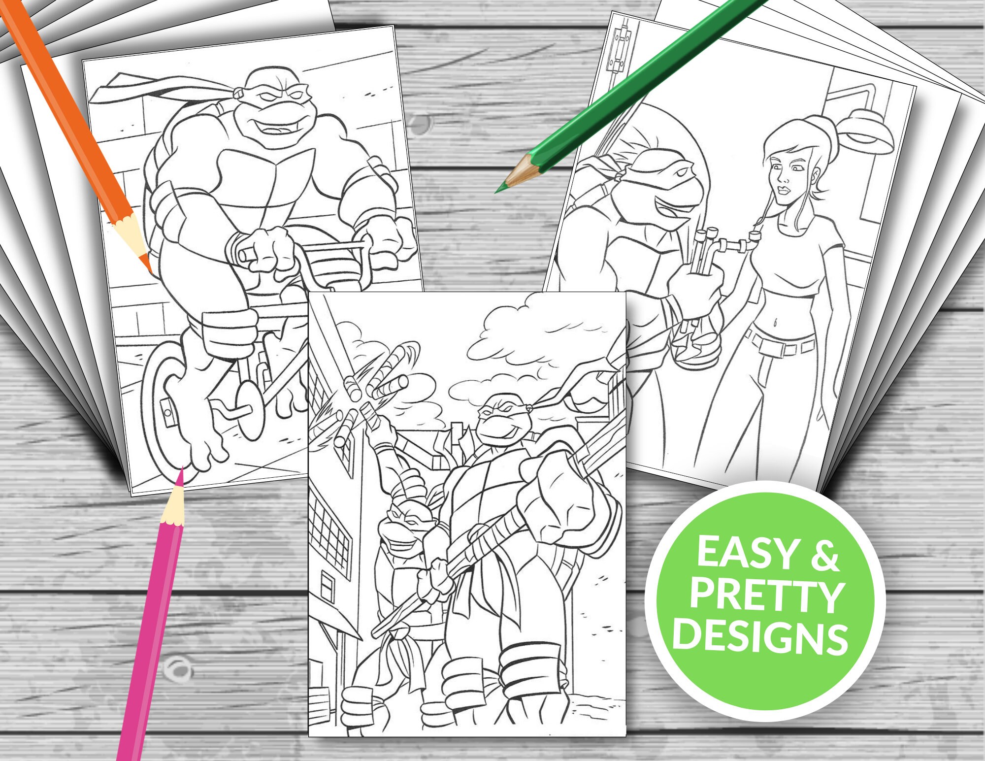Rapid Masters Coloring Book: 15 Printable Hero Pages (PDF) - Etsy