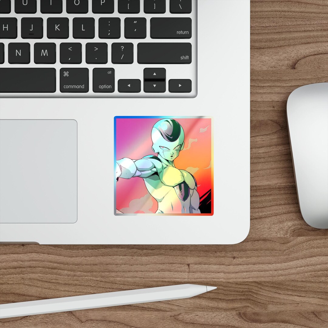 Anime Lord Frieza Holographic Stickers, Dragon Ball Z Fan Gift, Laptop ...