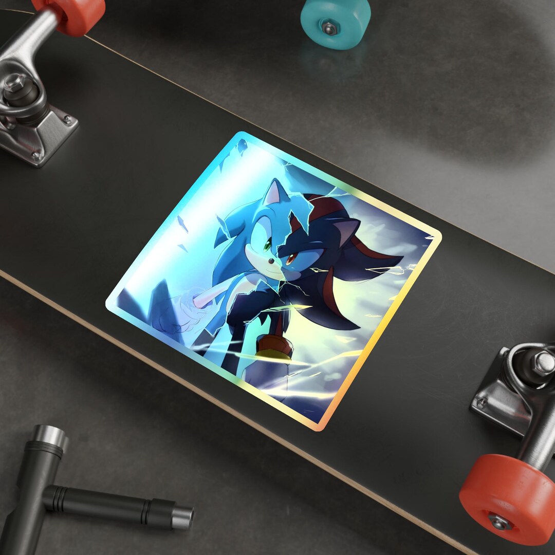 Sonic and Shadow Die-cut Sticker Set for Sonic Fans, Sonic X Shadow ...
