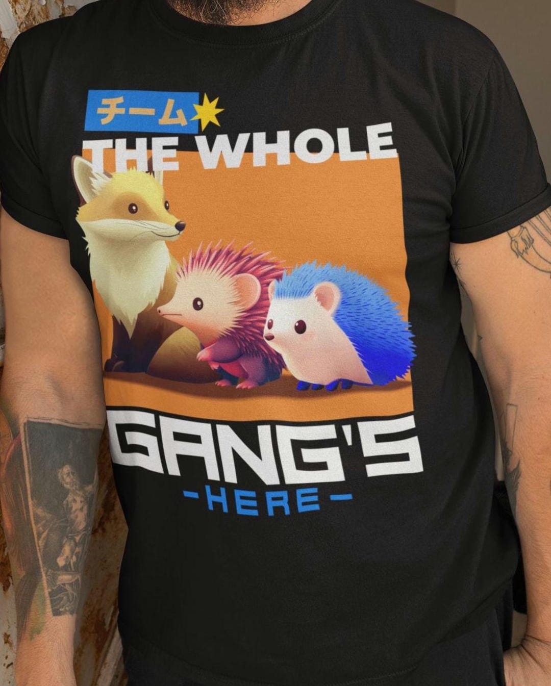 Sonic the Hedgehog Team, Sonic Knuckles Tails Gang Shirt, Video Game ...