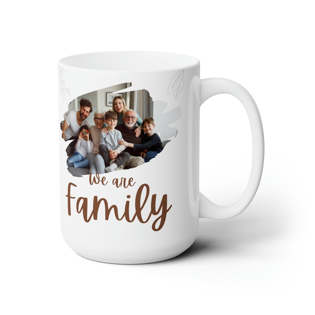 Custom Family Mug, Picture Personalized Mug, Family Photo Mug, Travel ...