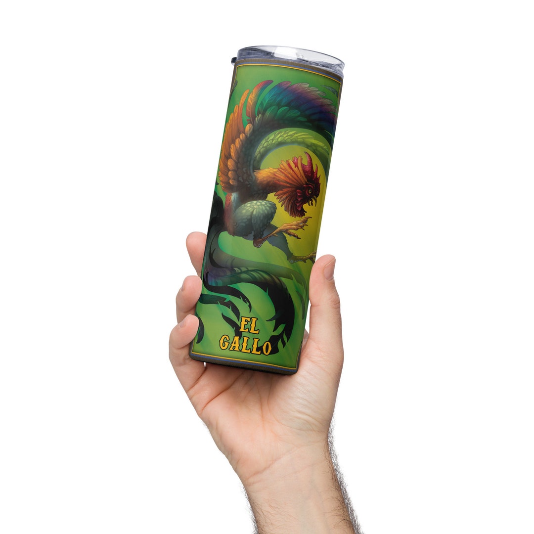 Loteria Tumbler El Gallo Rooster Chicken Bird Stainless - Etsy